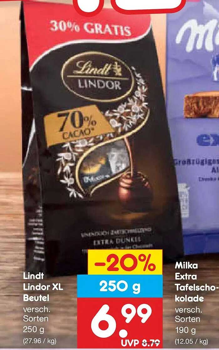 Lindt Lindor Verschied. Sorten, 100G Angebot bei Jawoll - ProspektGuru.de
