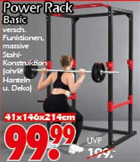 Power Rack Basic Angebot bei Wreesmann - ProspektGuru.de