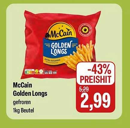 Mccain Golden Longs 1Kg Beutel Angebot bei Feneberg - ProspektGuru.de