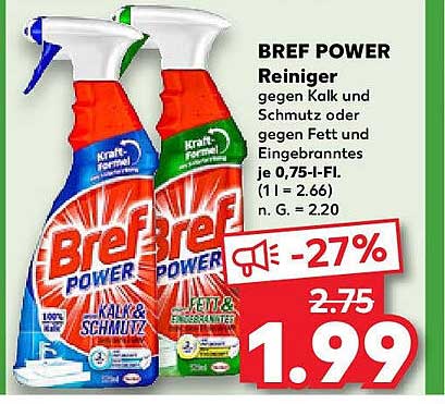 Bref Power Reiniger Angebot bei Kaufland