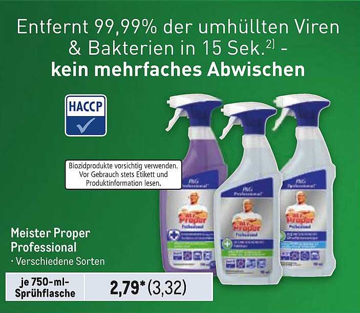 Meister Proper Professional Angebot bei METRO