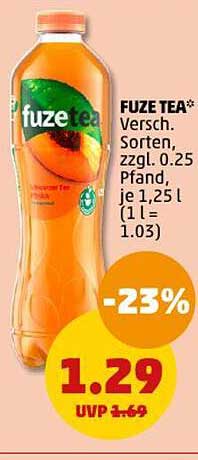 Fuze Tea* Angebot bei Penny - ProspektGuru.de