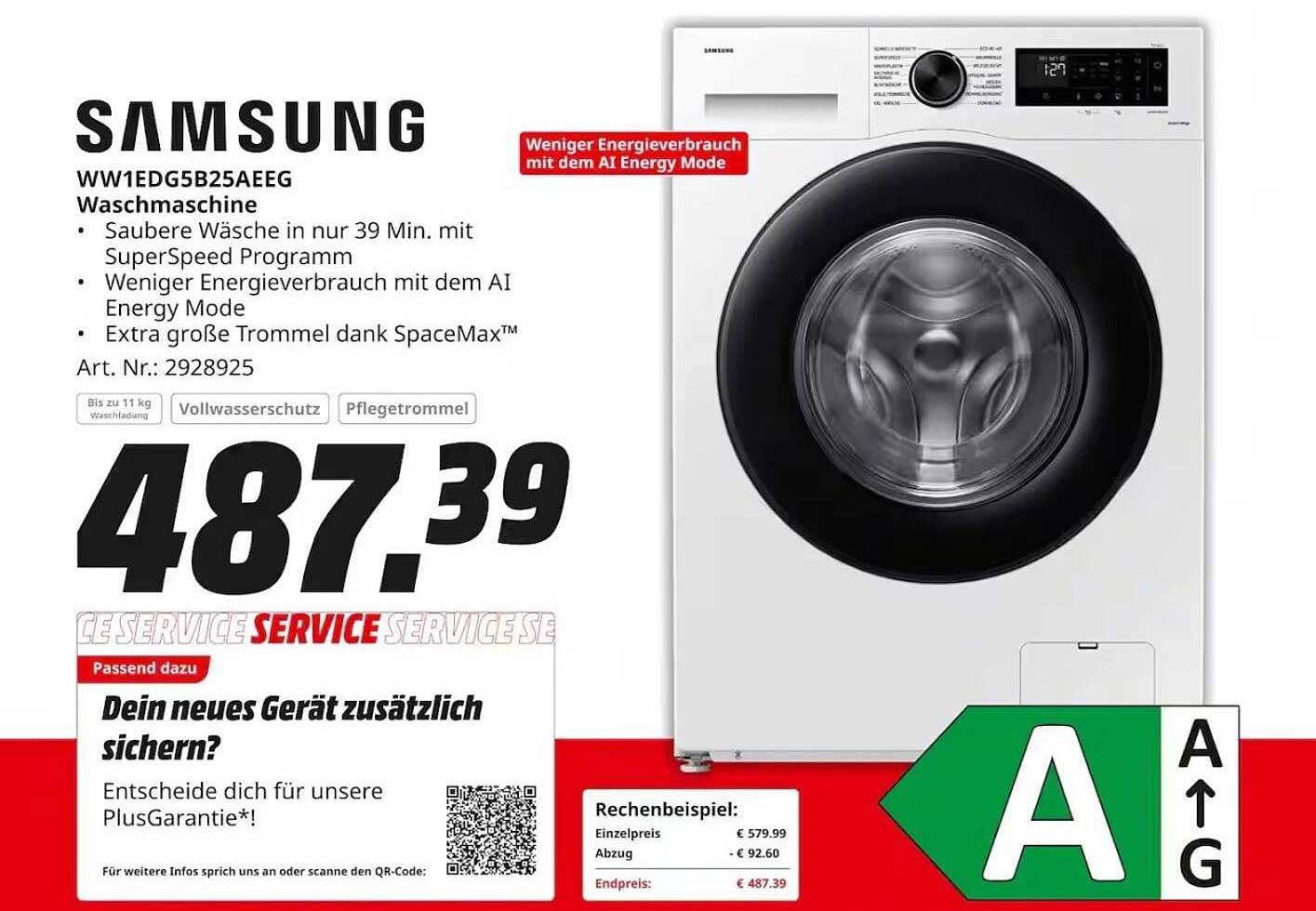 Waschmaschine Angebot Energie A