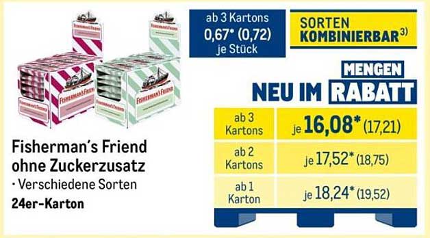 Fisherman's Friend Ohne Zuckerzusatz · Verschiedene Sorten 24Er-Karton ...