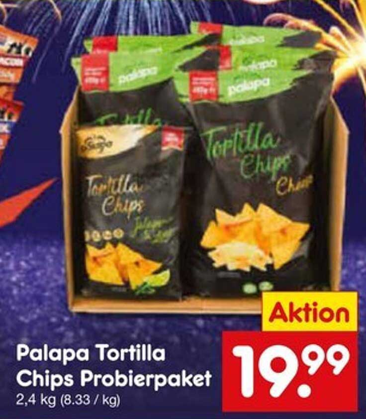 Palapa Tortilla Chips Probierpaket Angebot bei Netto Marken-Discount ...
