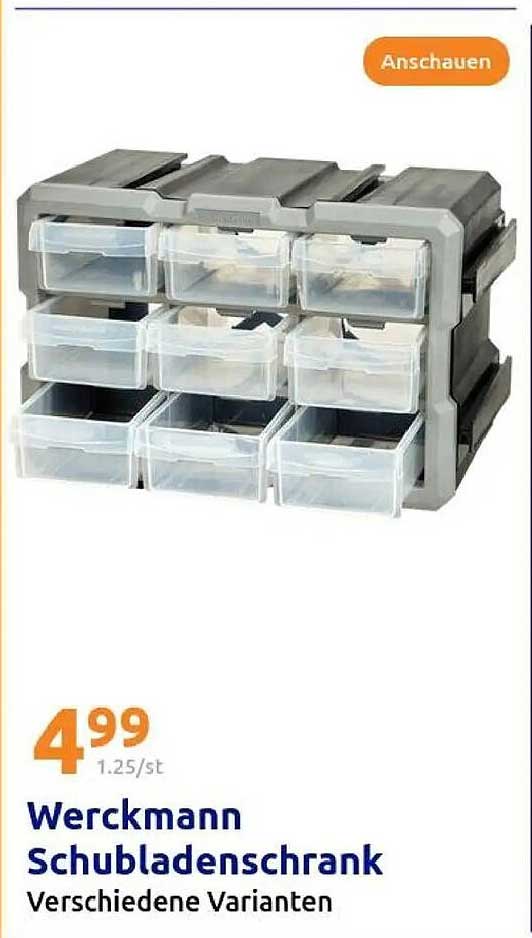 Werckmann Schubladenschrank - Verschiedene Varianten Angebot bei Action ...