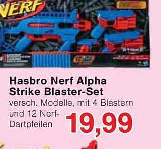 Hasbro Nerf Alpha Strike Blaster-Set Angebot bei Jawoll