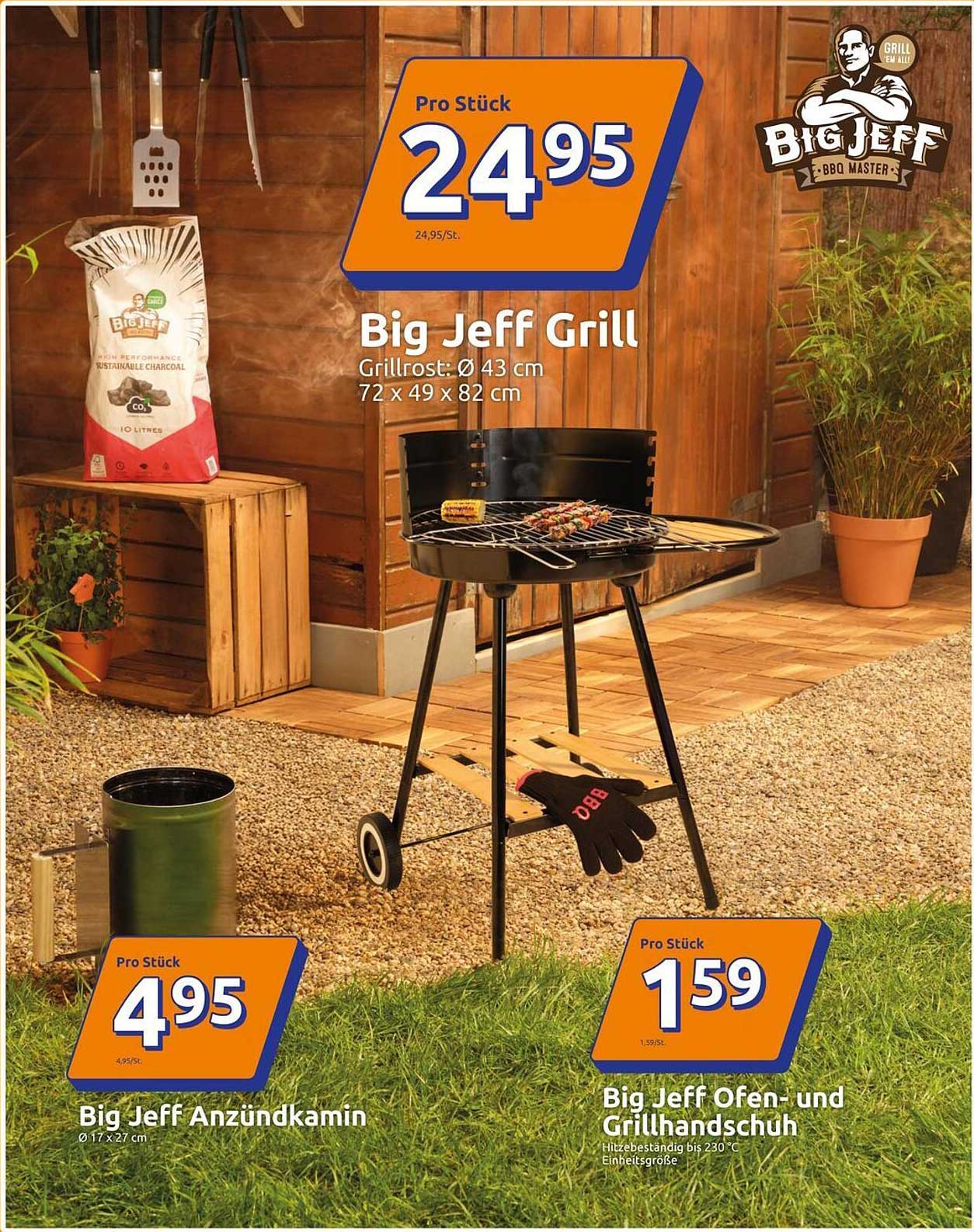 Big Jeff Grill Angebot bei Action - ProspektGuru.de