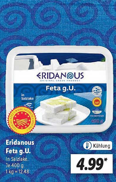 Eridanous Feta G.u. Angebot bei Lidl - ProspektGuru.de