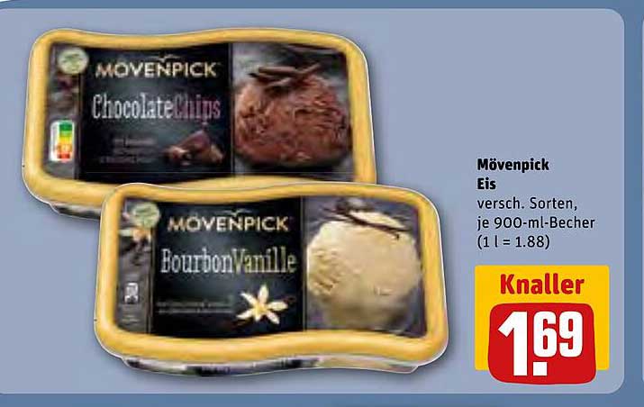 Mövenpick Eis Angebot bei REWE