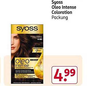 Syoss Oleo Intense Coloration Angebot bei Rossmann - ProspektGuru.de