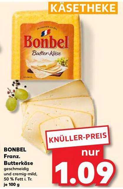 Bonbel Butter-Käse Angebot bei Kaufland