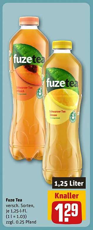 Fuze Tea Angebot bei REWE Center