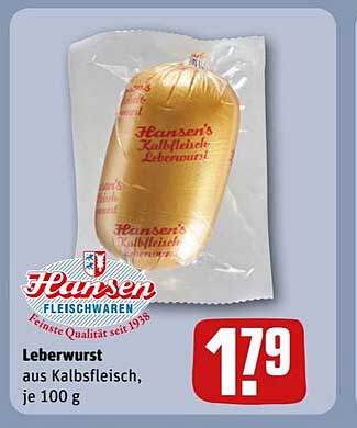 Leberwurst Angebot bei REWE Center