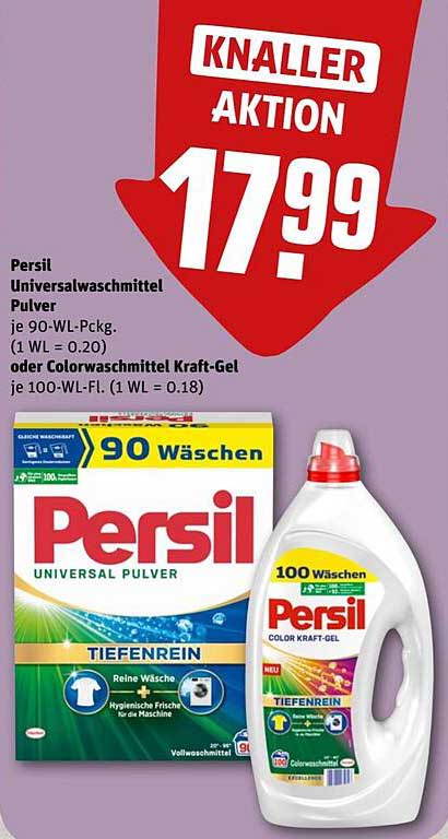 Persil Universalwaschmittel Pulver Angebot bei REWE Center