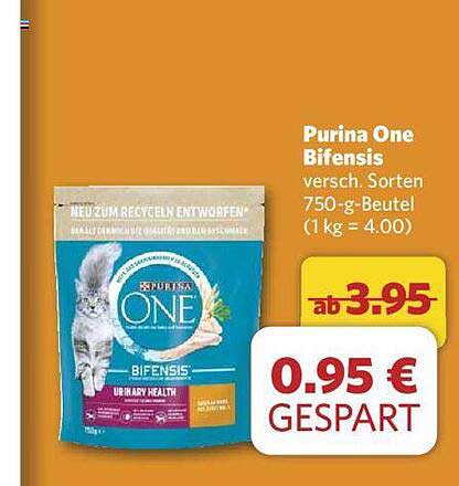 Purina One Bifensis Angebot bei Combi - ProspektGuru.de