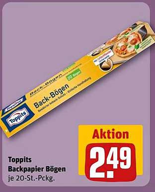 Toppits Backpapier Bögen Angebot bei REWE Center
