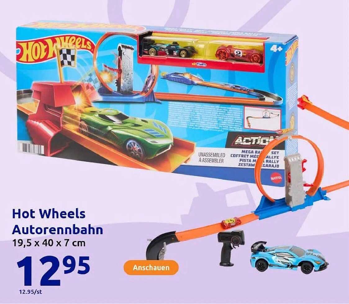 Hot Wheels Autorennbahn Angebot bei Action - ProspektGuru.de