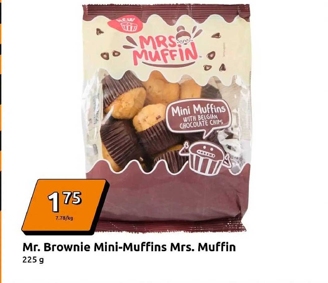 Mr. Brownie Mini-Muffins Mrs. Muffin 225 G Angebot bei Action ...