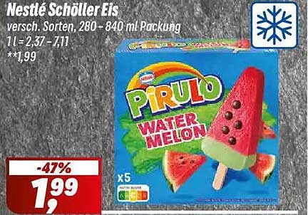 Nestlé Schöller Eis Pirulo Wassermelone 5X280Ml Angebot bei Simmel ...