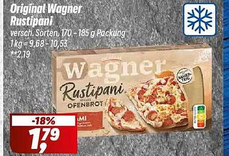 Original Wagner Rustipani - Verschiedene Sorten Angebot bei Simmel ...