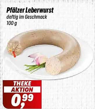 Pfälzer Leberwurst - Deftig Im Geschmack (100 G) Angebot bei Simmel ...