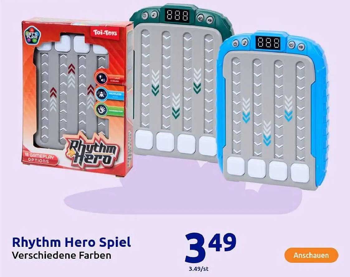Rhythm Hero Spiel - Verschiedene Farben Angebot bei Action ...