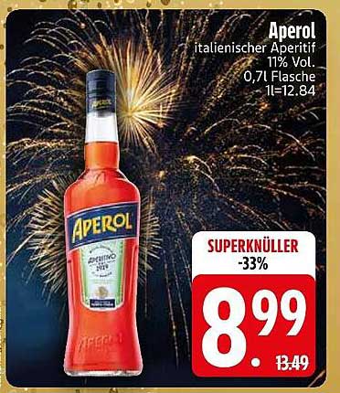 Aperol Angebot bei Edeka