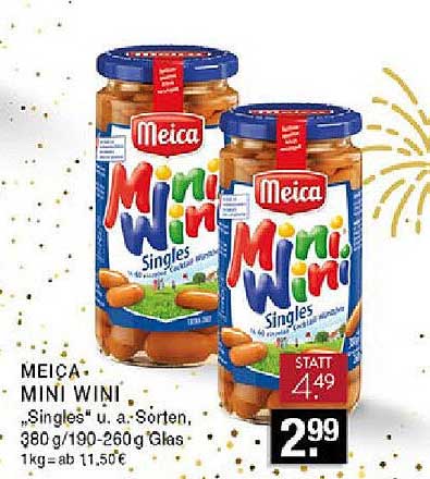 Meica Mini Wini Angebot bei Edeka