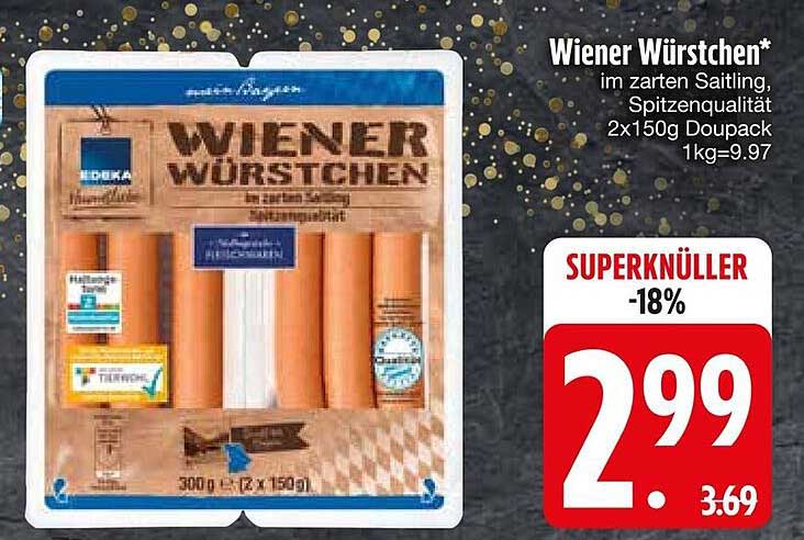 Wiener Würstchen* Angebot bei Edeka - ProspektGuru.de