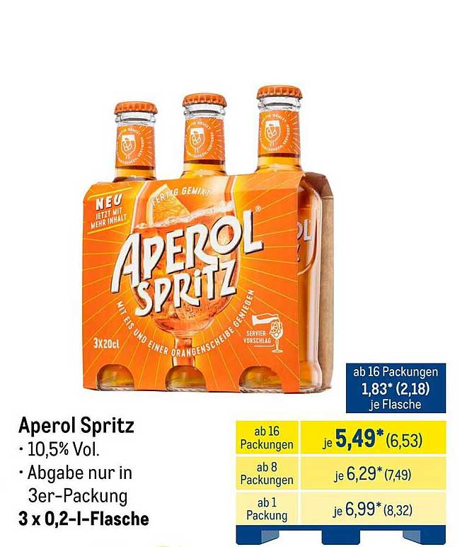 Aperol Spritz Angebot bei REWE Kaufpark - ProspektGuru.de