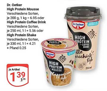 Dr. Oetker High Protein Mousse Angebot bei Globus - ProspektGuru.de