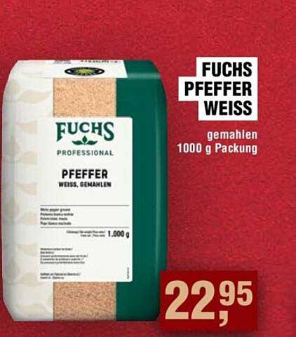 Pfeffer Weiß Gemahlen Angebot bei Selgros - ProspektGuru.de