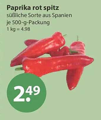 Paprika, Rot Angebot bei Edeka - ProspektGuru.de