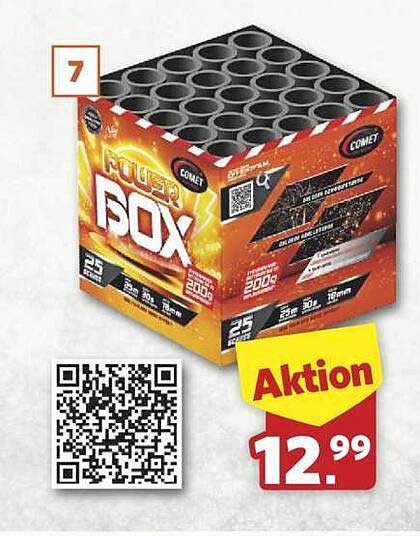 Power Box Von Comet - 25 Schuss Feuerwerk Angebot bei Famila Nord West ...