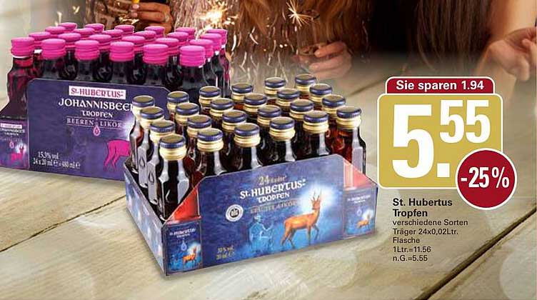 St. Hubertus-Tropfen - Verschiedene Sorten Angebot bei NP Discount ...
