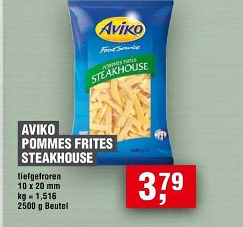 Aviko Pommes Frites Steakhouse Angebot bei Handelshof - ProspektGuru.de