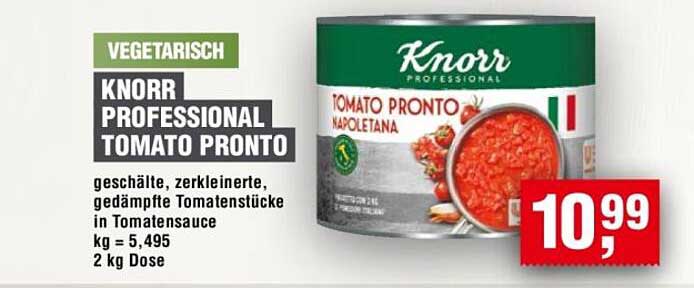 Knorr Professional Tomato Pronto Angebot bei Handelshof - ProspektGuru.de