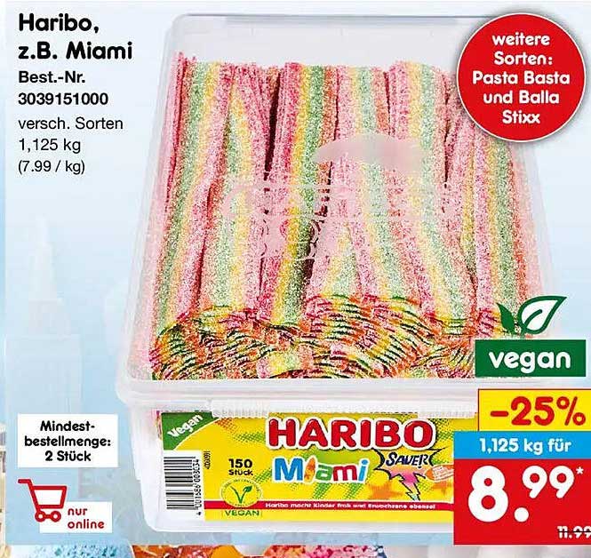 Haribo, Z.b. Miami Angebot bei Netto Marken-Discount - ProspektGuru.de