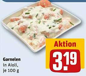 Garnelen In Aioli, Je 100 G Angebot bei REWE Center - ProspektGuru.de