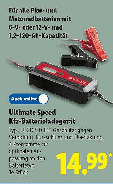 Ultimate Speed Batterieladegert