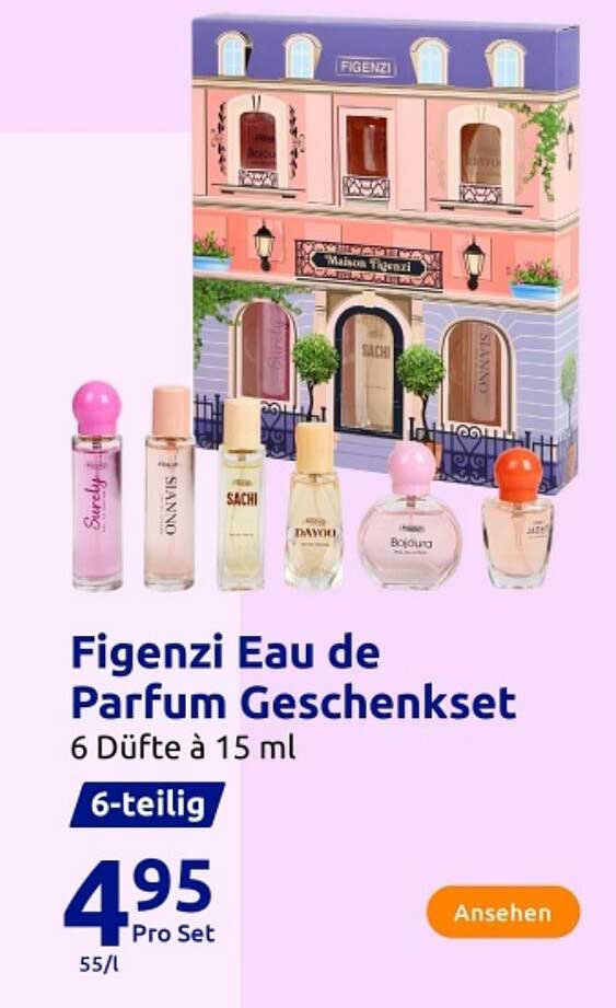 Figenzi Eau De Parfum Geschenkset Angebot bei Action - ProspektGuru.de