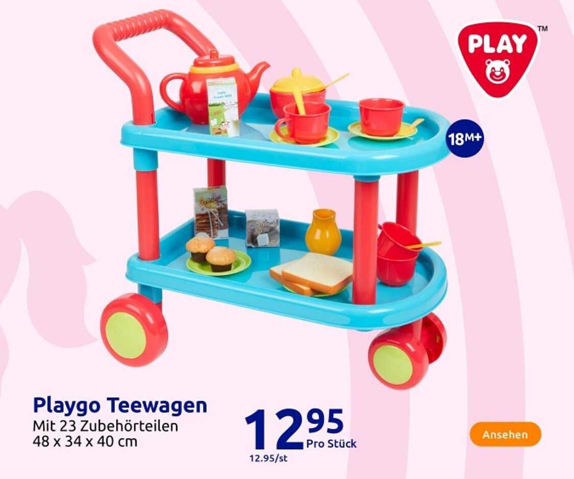 Playgo Teewagen Angebot bei Action