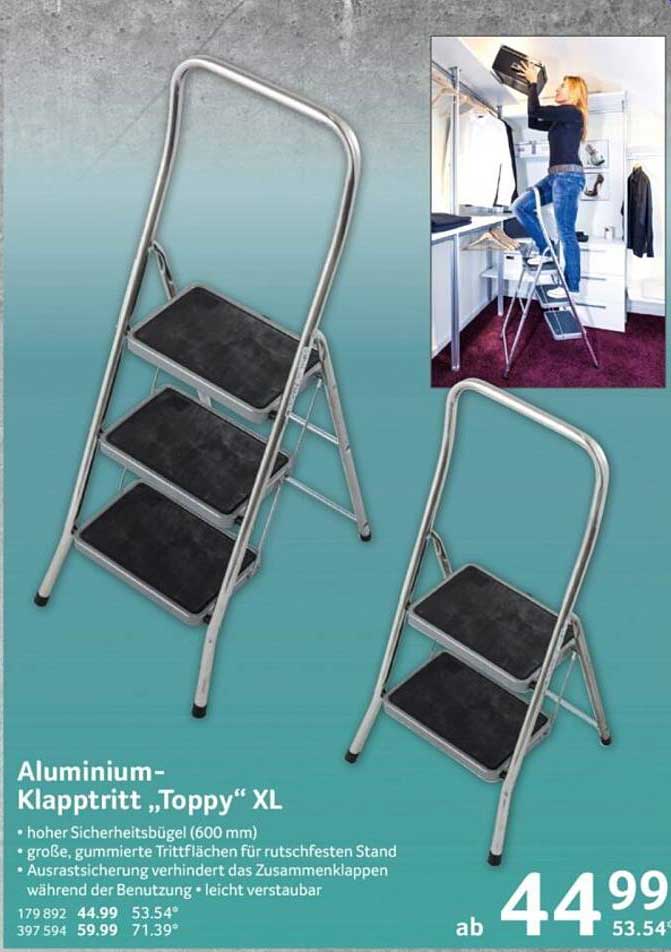 Aluminium-Klapptrett "Toppy" Xl Angebot bei Selgros - ProspektGuru.de