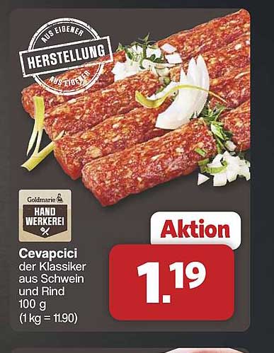 Cevapcici Der Klassiker Aus Schwein Und Rind 100 G Angebot bei Famila ...