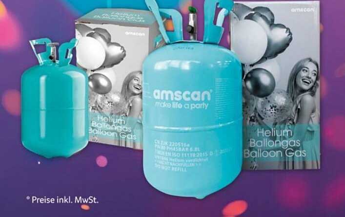 Helium Gas Für Ca. 30 Ballons Angebot bei TEDi - ProspektGuru.de