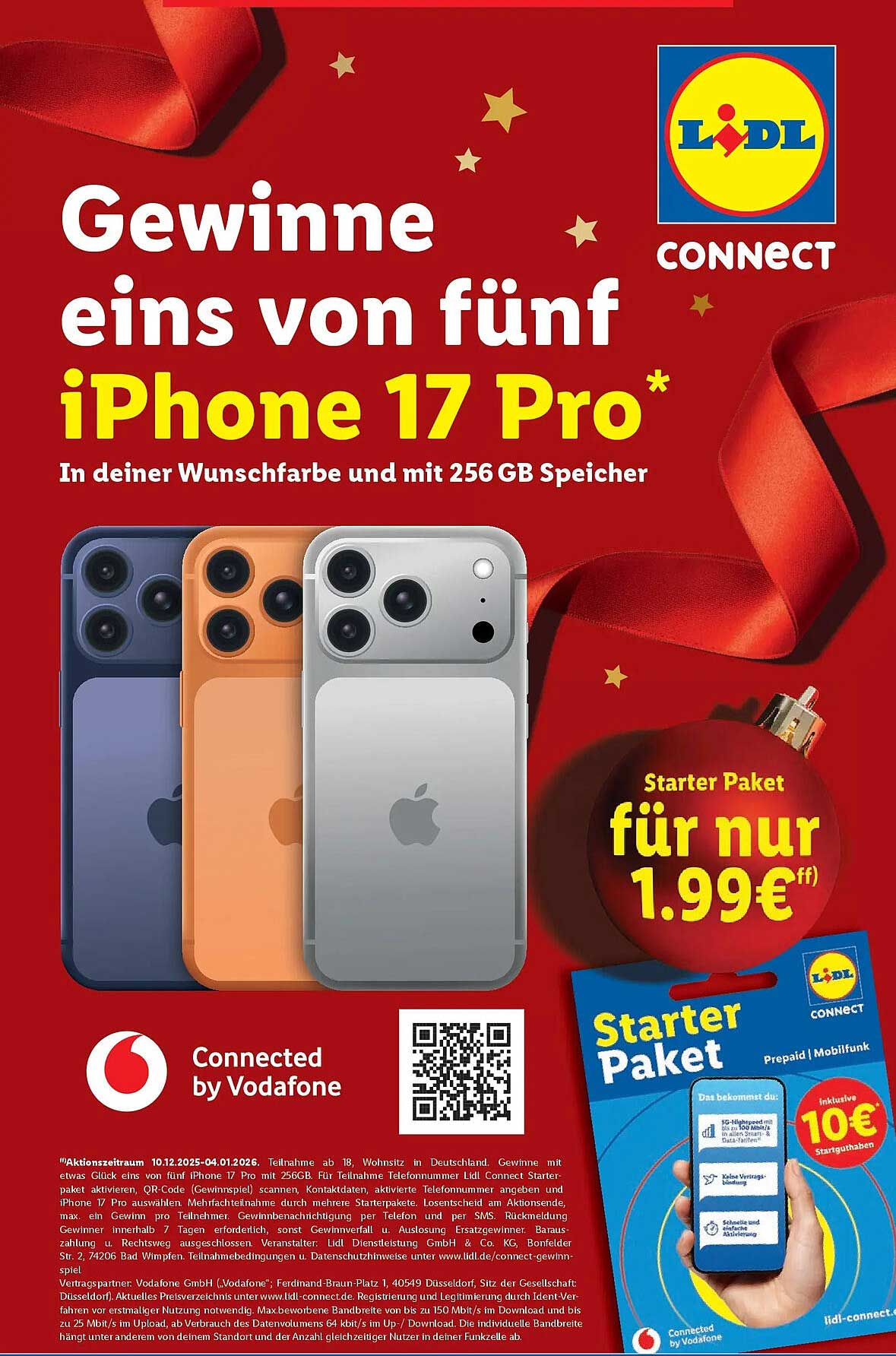 Lidl Connect Starter Paket Mit Gewinnchance Auf Iphone 17 Pro Angebot ...
