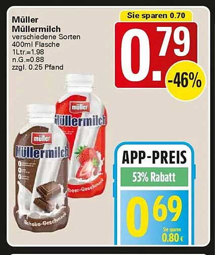 Verwunderlich Müller Milch Angebote Bilder