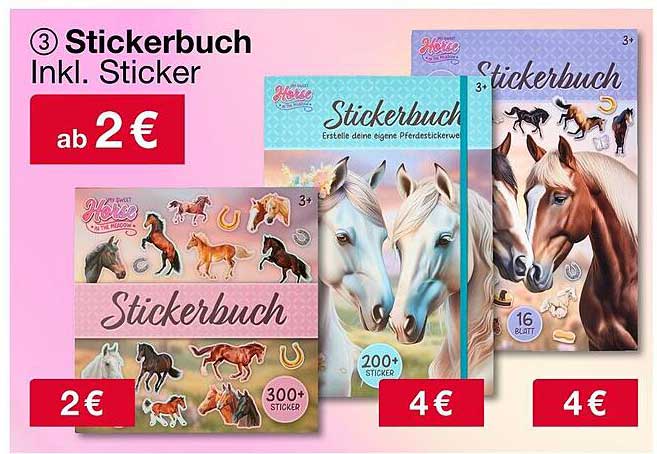 Stickerbuch Inkl. Sticker Angebot bei Woolworth - ProspektGuru.de