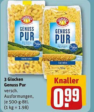 3 Glocken Genuss Pur Angebot bei REWE Kaufpark - ProspektGuru.de